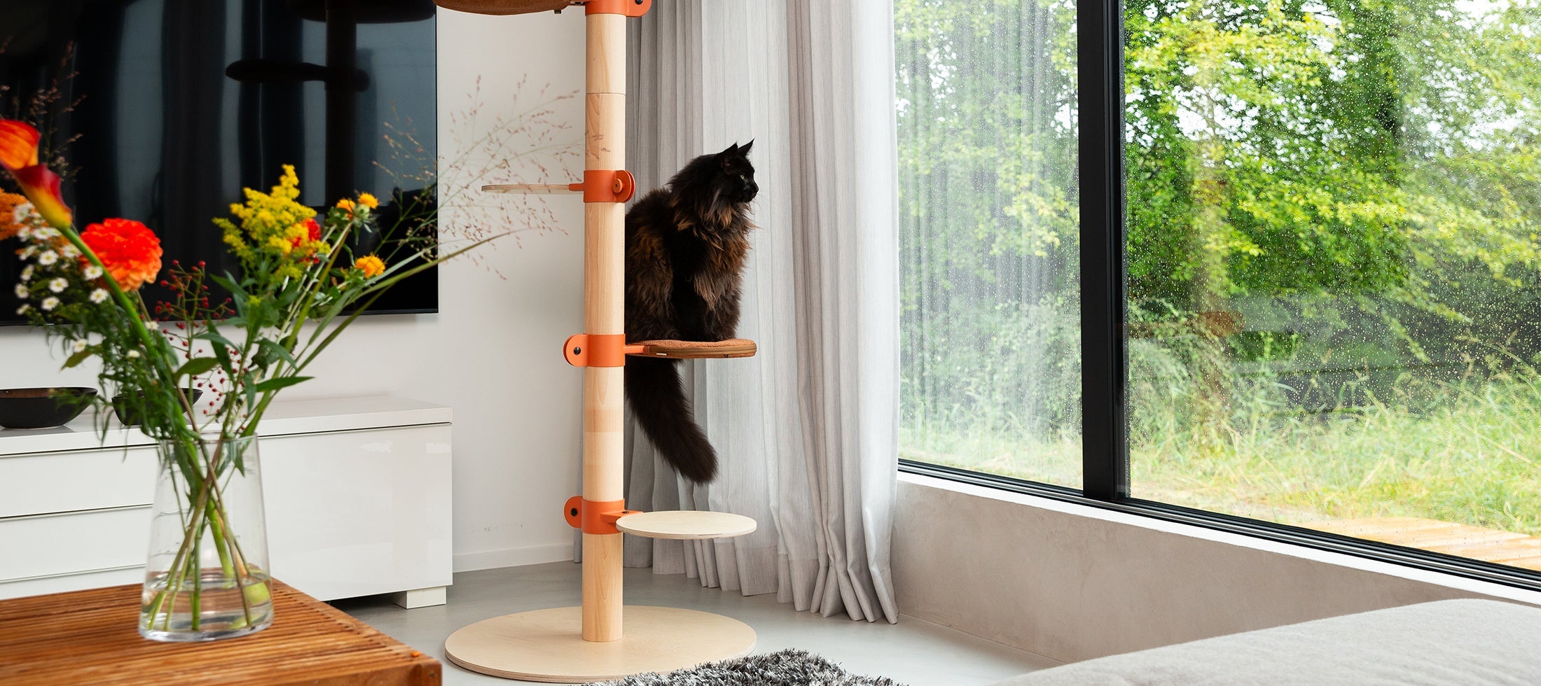 The Adventurer – Tall Modern Cat Tree Collection – Fantail.eu